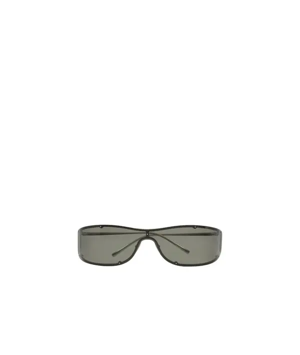 Saint Laurent Sl 807 Rimless Shield Sunglasses - Gray