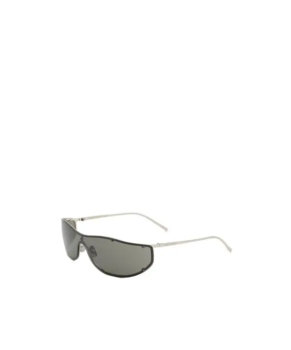 Saint Laurent Sl 807 Rimless Shield Sunglasses - Gray