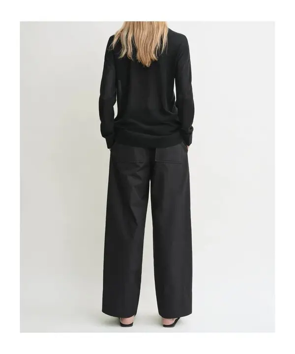 TOTEME Long-sleeved T-shirt - Black