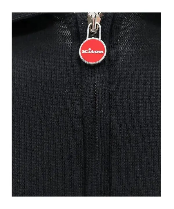 Kiton Short-sleeved Polo Shirt - Black