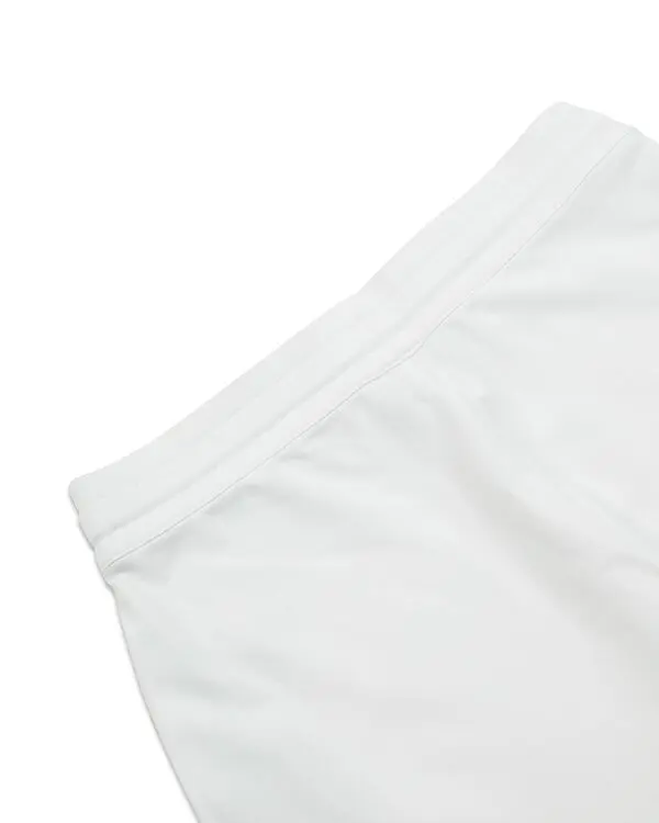 EA7 Logo Printed Drawstring Sweatpants - White