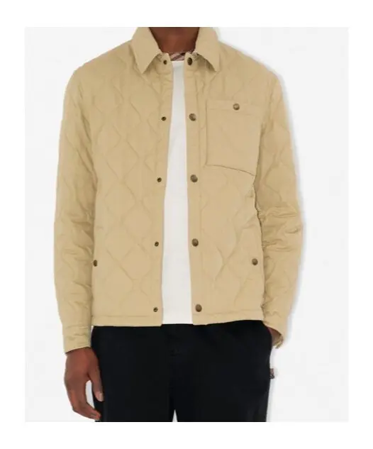 Burberry Long Sleeved Quilted Gabardine Jacket - Hamper