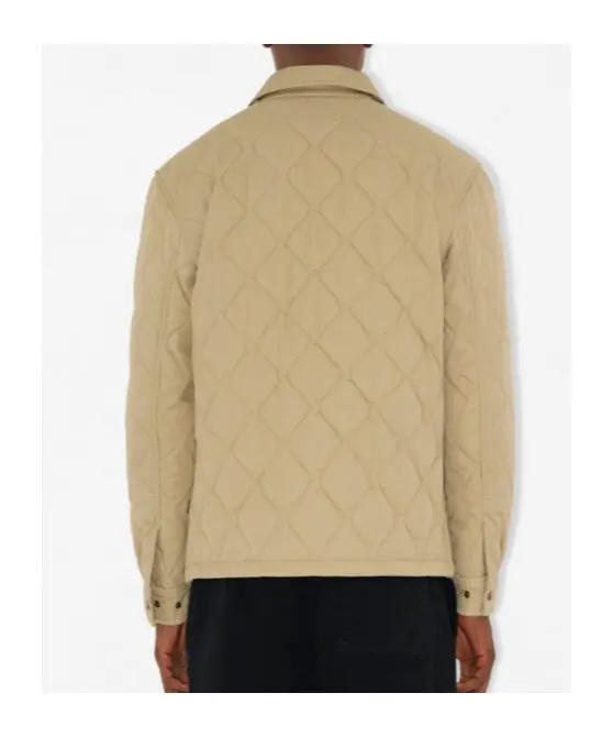 Burberry Long Sleeved Quilted Gabardine Jacket - Hamper