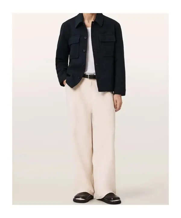 ALLSAINTS Cayson Patch-pocket Jacket - Dark Navy