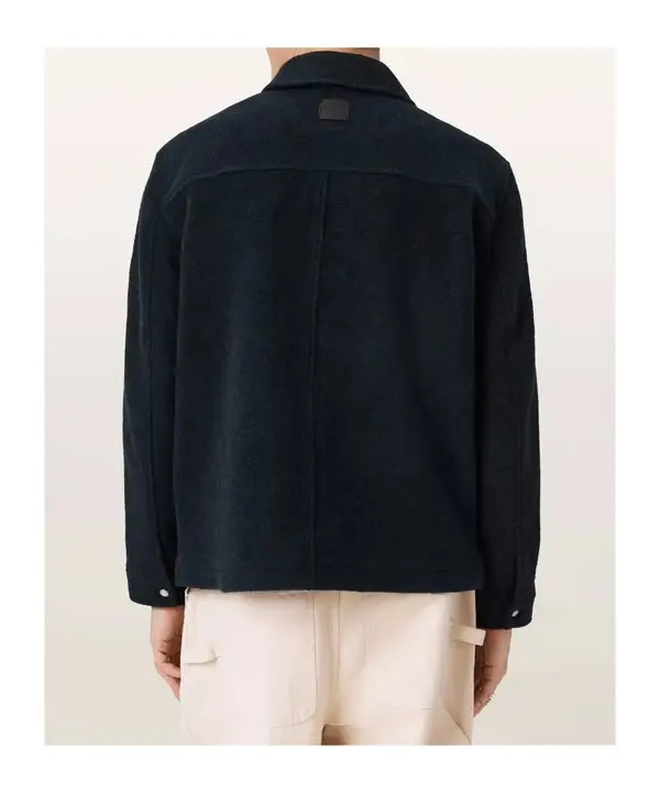 ALLSAINTS Cayson Patch-pocket Jacket - Dark Navy