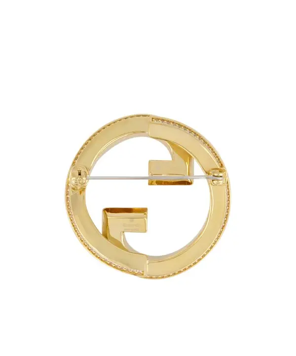 Gucci Blondie Crystal Brooch - Yellow