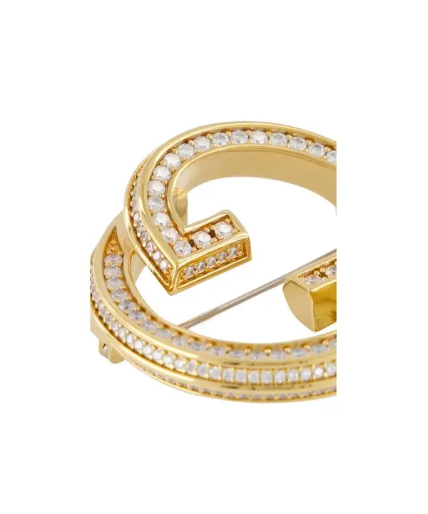 Gucci Blondie Crystal Brooch - Yellow