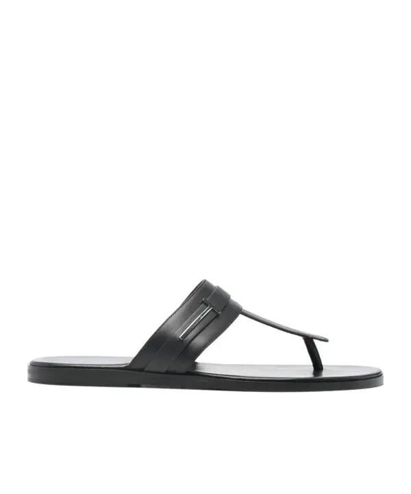 TOM FORD Logo Flat Sandals