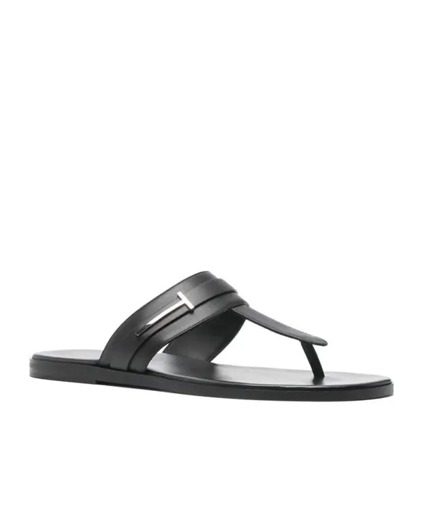 TOM FORD Logo Flat Sandals