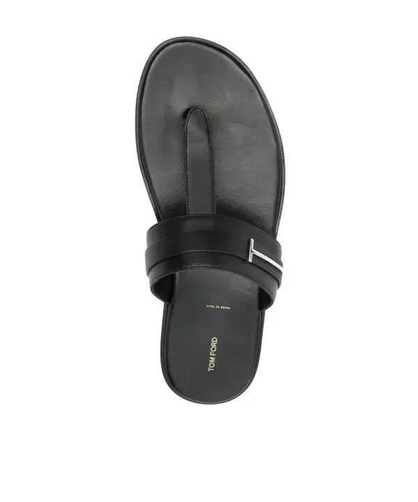 TOM FORD Logo Flat Sandals