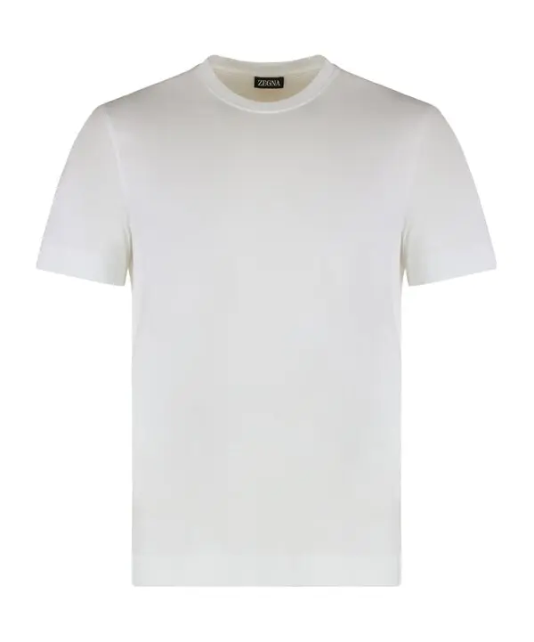 Zegna Crewneck Short-sleeved T-shirt - No