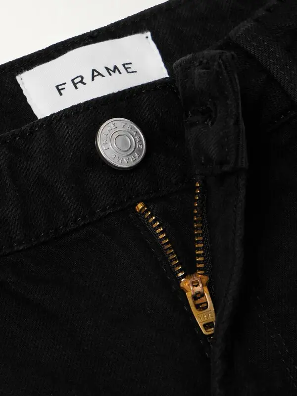 FRAME Frayed Denim Shorts