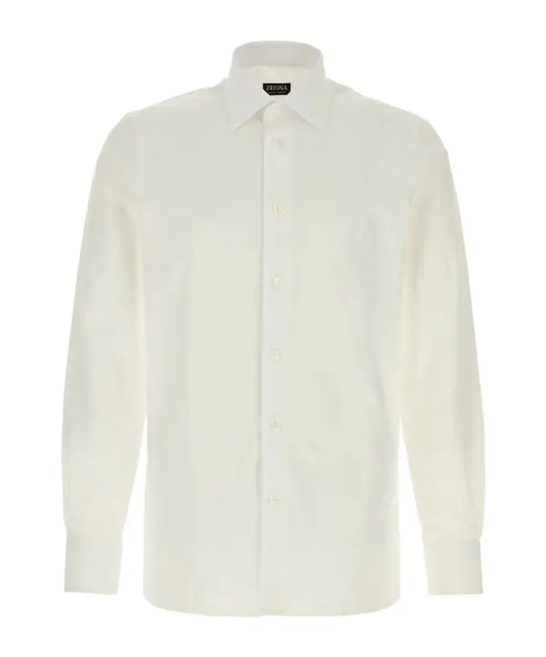 Zegna Classic Poplin Shirt - White