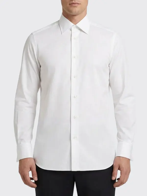 Zegna Classic Poplin Shirt - White