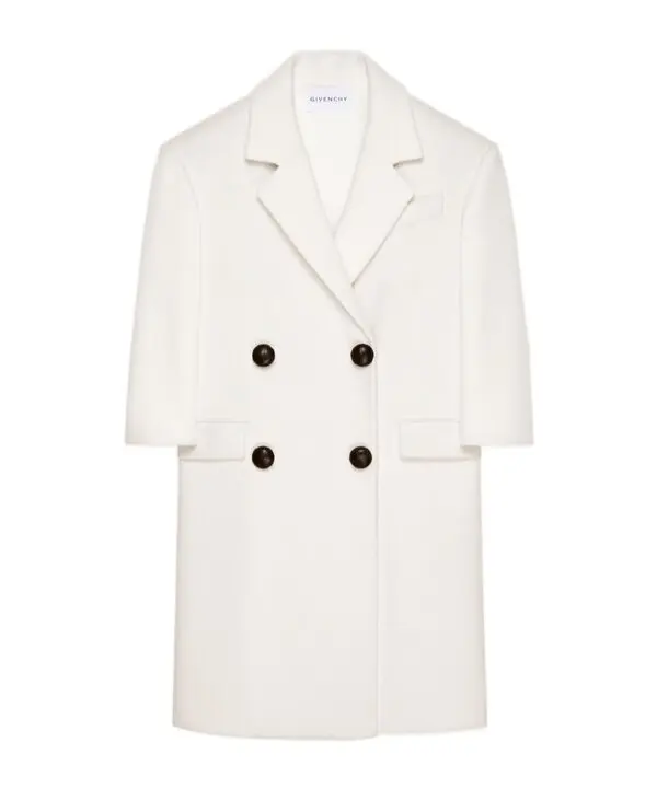 Givenchy Double Breasted Wool Coat