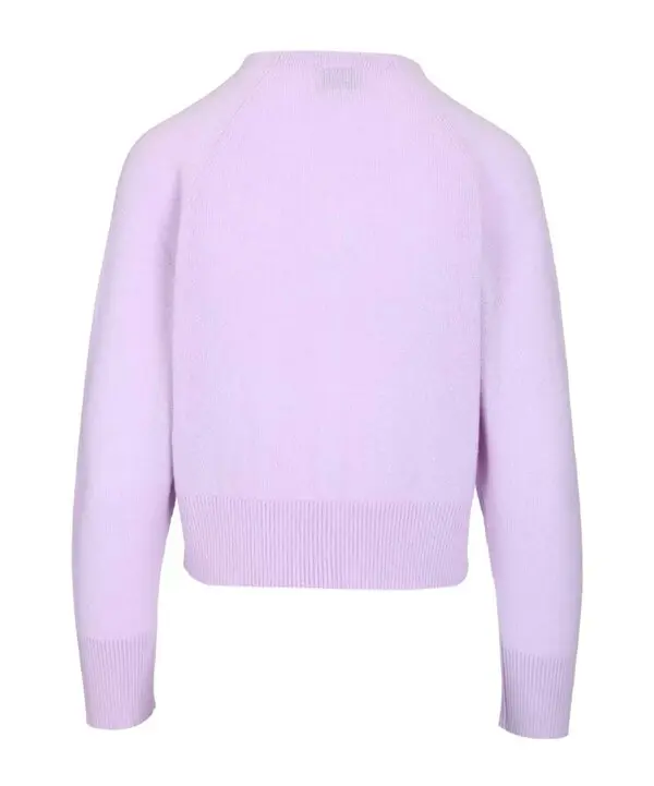 FORTE_FORTE Crew Neck Buttoned Cardigan