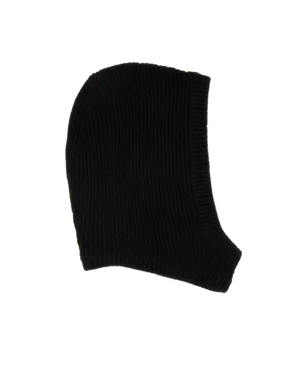 Rick Owens Rib-knit Close-fit Balaclava - Black