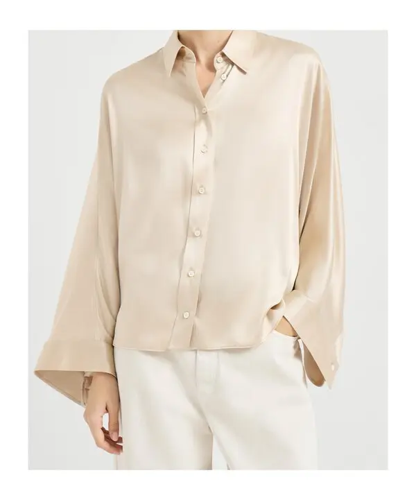 Brunello Cucinelli Long Sleeve Blouse