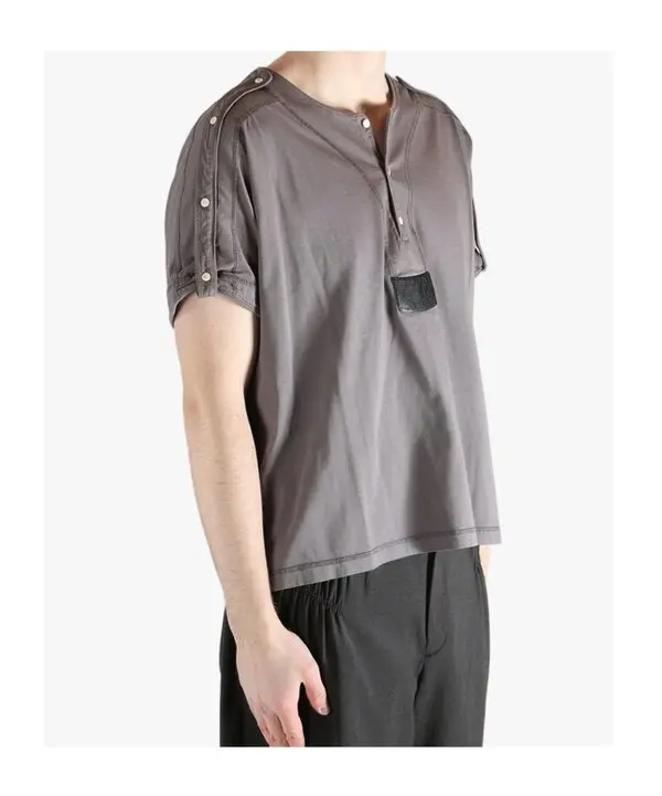 KIKO KOSTADINOV Snap-detail Henley T-shirt