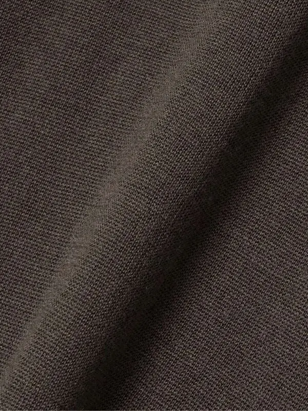 Rick Owens Wool Knitted Top - Black