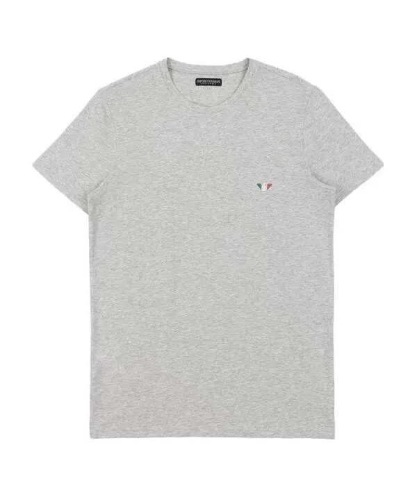 Emporio Armani Round Collar Logo T-shirt