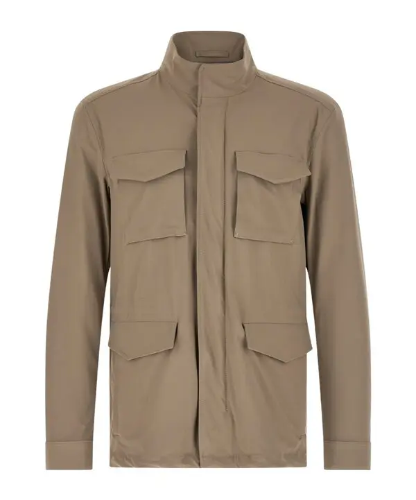 Herno Stretch Field Jacket - Brown