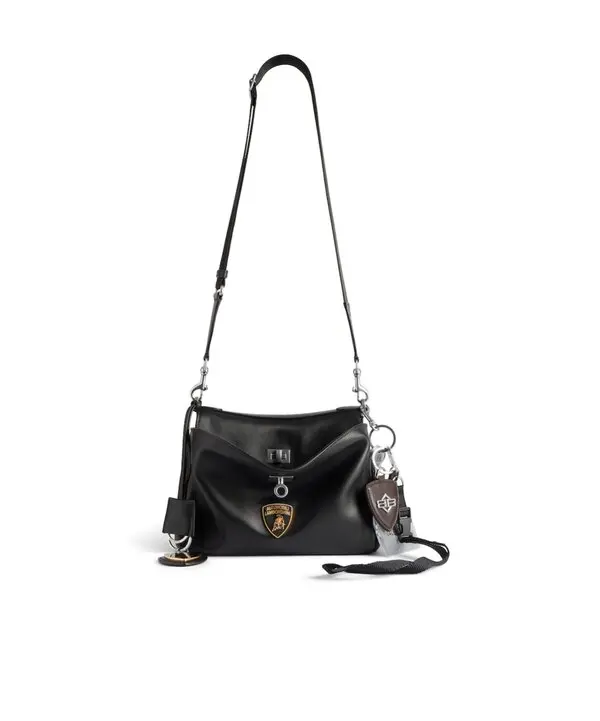 Balenciaga X Automobili Lamborghini Rodeo Messenger Bag - Black