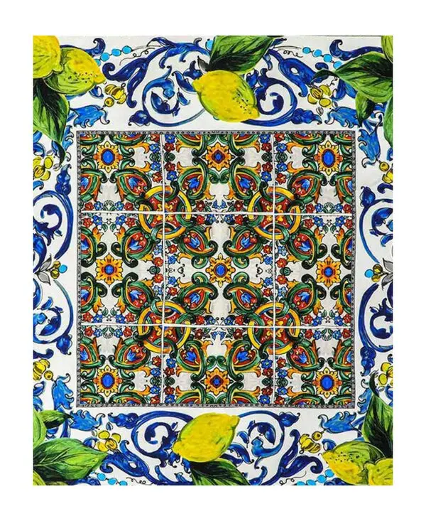 Dolce & Gabbana Printed Silk Scarf