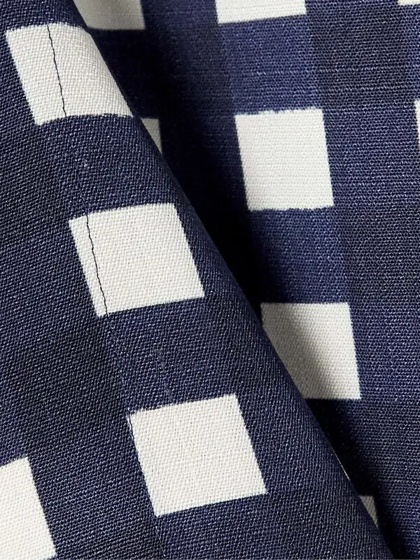 Jacquemus Cropped Checked Canvas Shirt