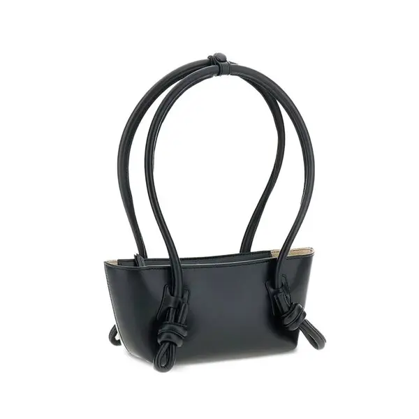 Hereu Knotted Shoulder Bag - Black