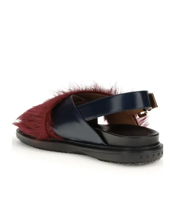 Marni Crossover Strap Fussbett Sandals