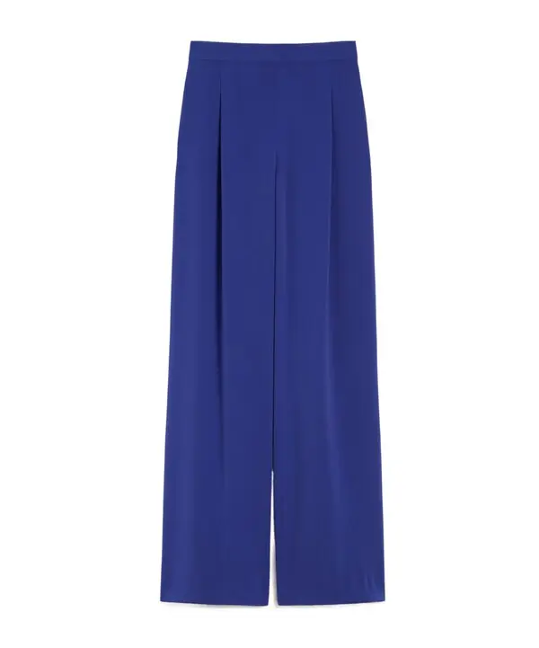 Max Mara Wide Leg Trousers - Blue