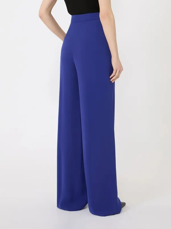 Max Mara Wide Leg Trousers - Blue