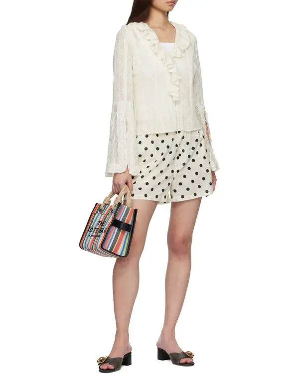 Marc Jacobs Striped Rope Handle Tote Bag - Multicolor