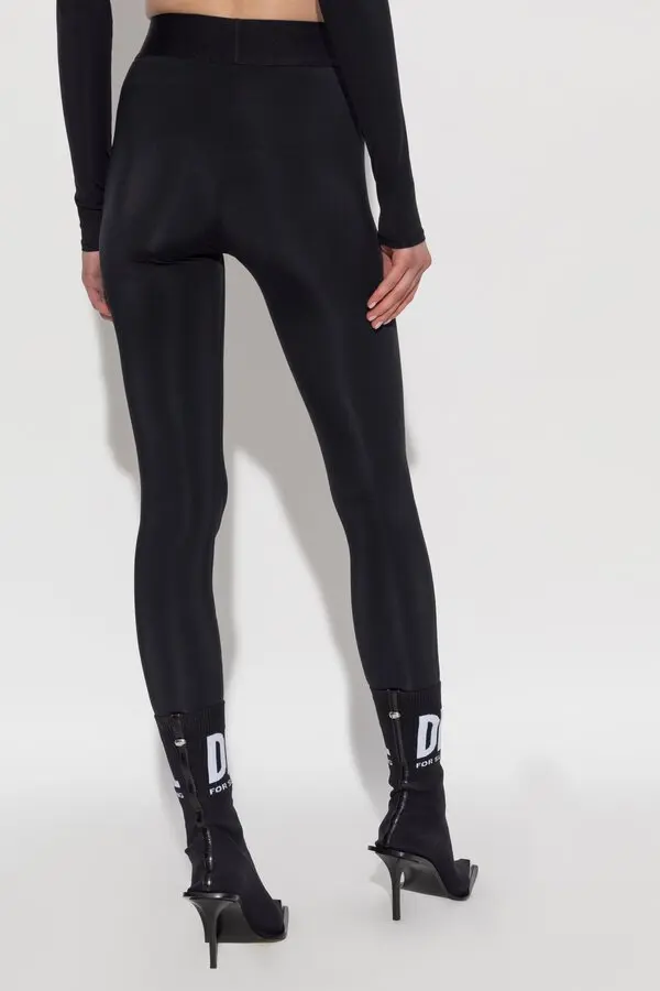 DIESEL® Adeline D Pop Logo Performance Trousers - Black