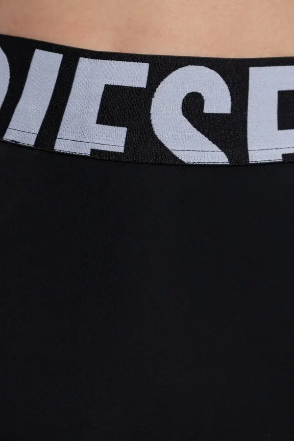 DIESEL® Adeline D Pop Logo Performance Trousers - Black