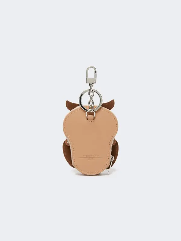 Max Mara Leather Coin Purse - Beige