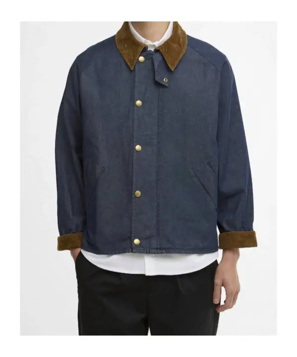 Barbour Corduroy Collar Denim Jacket