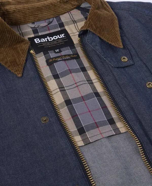 Barbour Corduroy Collar Denim Jacket