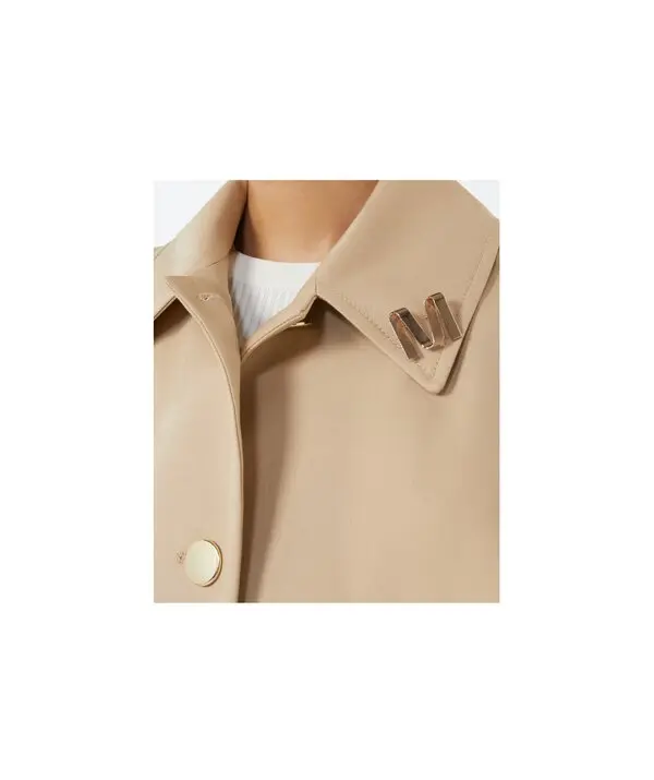Max Mara Metallic M Brooch