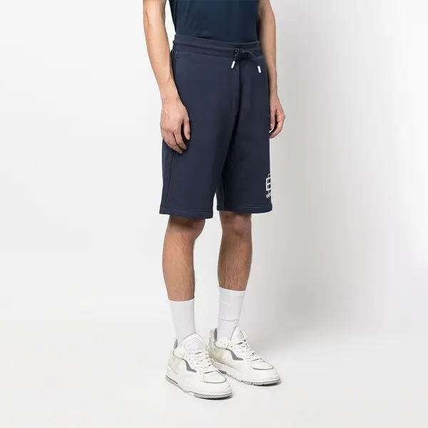 EA7 Logo Print Track Shorts