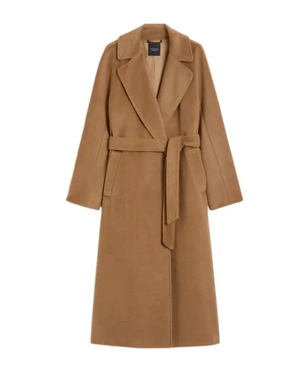 Max Mara Tempera Belted Long-sleeved Coat