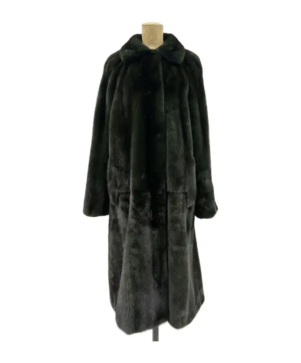 YVES SALOMON Long Sleeved Fur Coat
