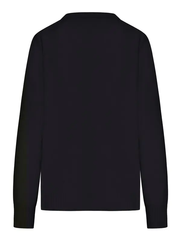 GANNI Graphic Jumper - Phantom Black