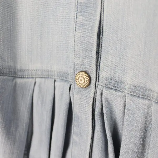 DONDUP Cotton Denim Dress With Removable Belt