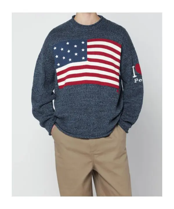 Polo Ralph Lauren Flag Intarsia Knitted Sweater