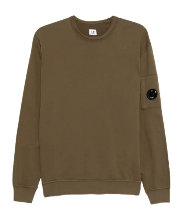C.P. COMPANY Lens Sleeve Sweatshirt - Green