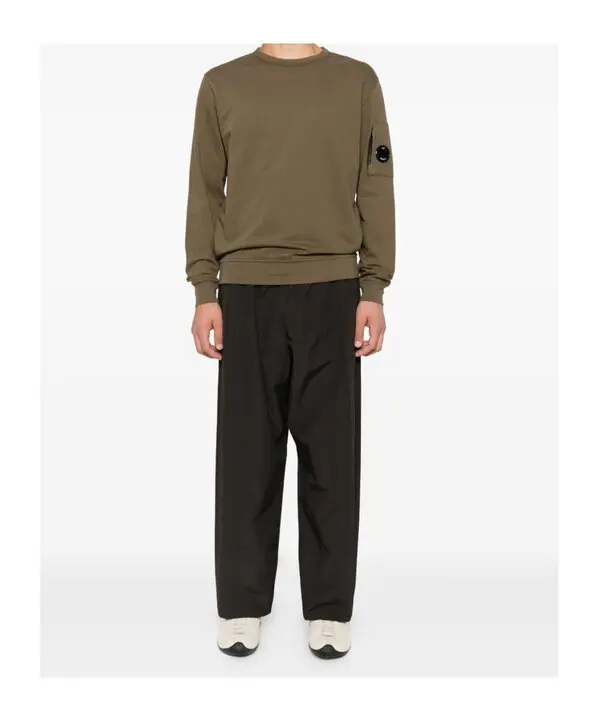 C.P. COMPANY Lens Sleeve Sweatshirt - Green