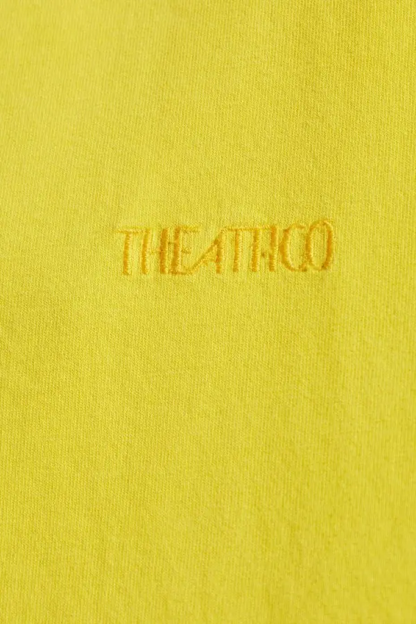 Attico Logo Embroidered Oversized Jersey T-shirt - Yellow