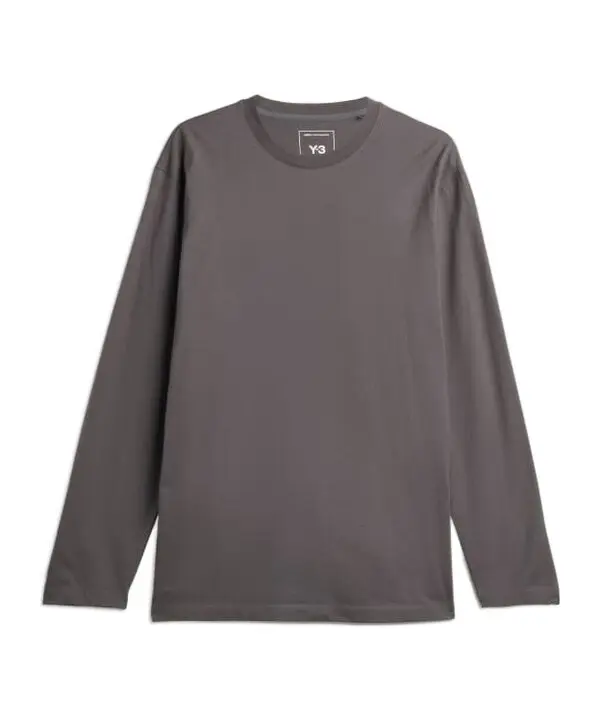 Y3 Graphic Long Sleeve T-shirt - Granite